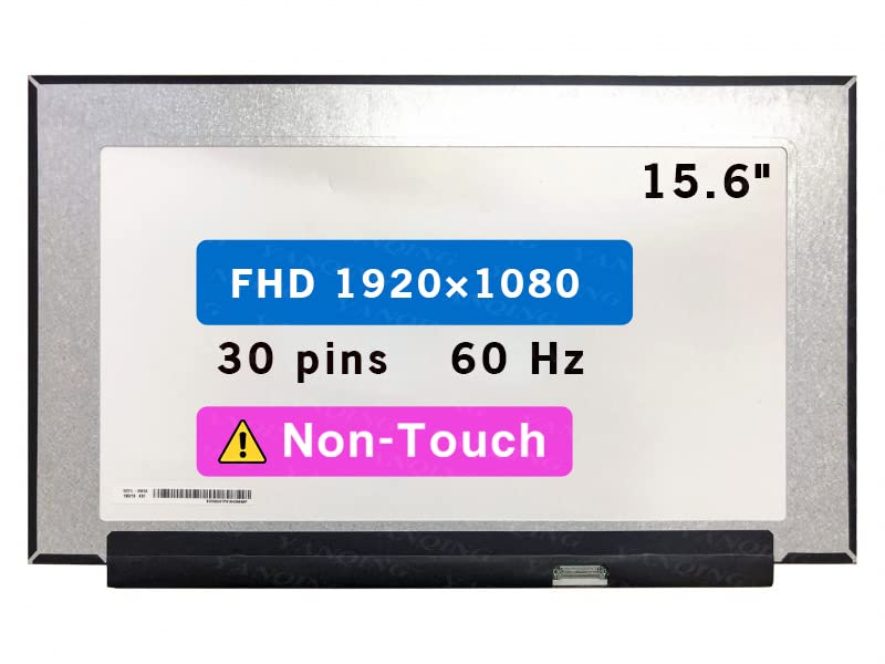 15.6" Screen Replacement for Lenovo Thinkpad P15 (1ST GEN) Model 20SU LCD Display Panel 30 pins 60 Hz (FHD 1920×1080 Non-Touch)