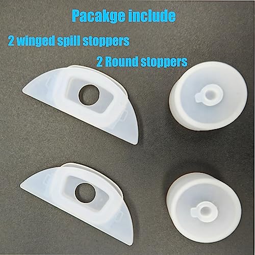2 Set Spill Proof Stoppers Compatible For Stanley H2.0 40oz & 30oz Tumbler, Slicone Leak Stopper For H2.0 Quencher Cups, Leakproof Seal Set Stanley Cup Accessories