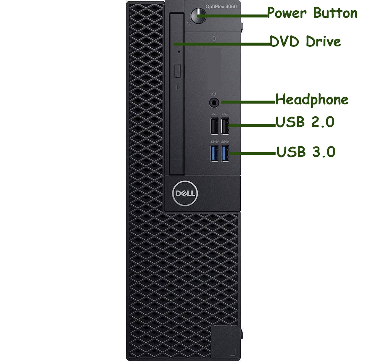 Dell Optiplex 3060 SFF Computer Desktop PC, Intel Core i5-8th Gen Processor, 16GB DDR4 Ram, 256GB NVMe Solid State Drive, HDMI, Nvidia GeForce GT 1030 2GB DDR5, WiFi & Bluetooth, Windows 10 (Renewed)