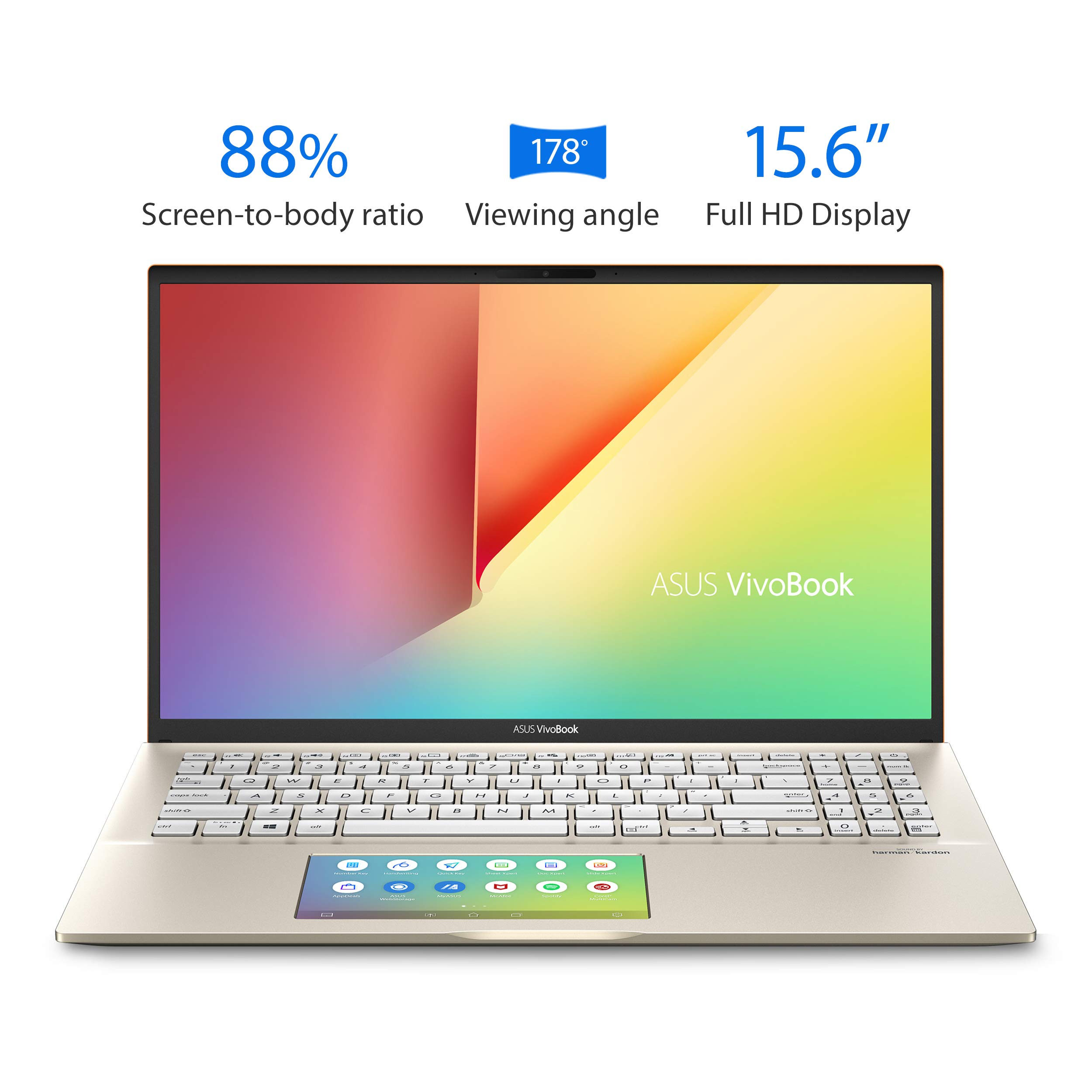 ASUS VivoBook S15 S532 Thin & Light Laptop, 15.6” FHD, Intel Core i5-10210U CPU, 8GB DDR4 RAM, 512GB PCIe SSD, Windows 10 Home, IR camera, S532FA-DH55-GN, Moss Green-Metal