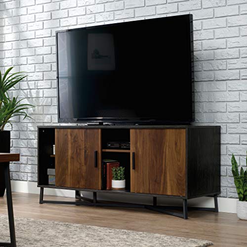 Sauder Canton Lane Credenza, L: 53.98" x W: 17.99" x H: 24.21", Brew Oak Finish