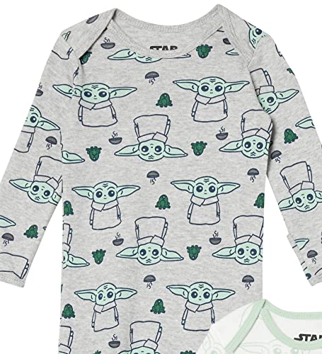 Amazon Essentials Disney | Marvel | Star Wars Baby Boys' Sleeper Gowns, Pack of 2, Star Wars Child, 0-6 Months