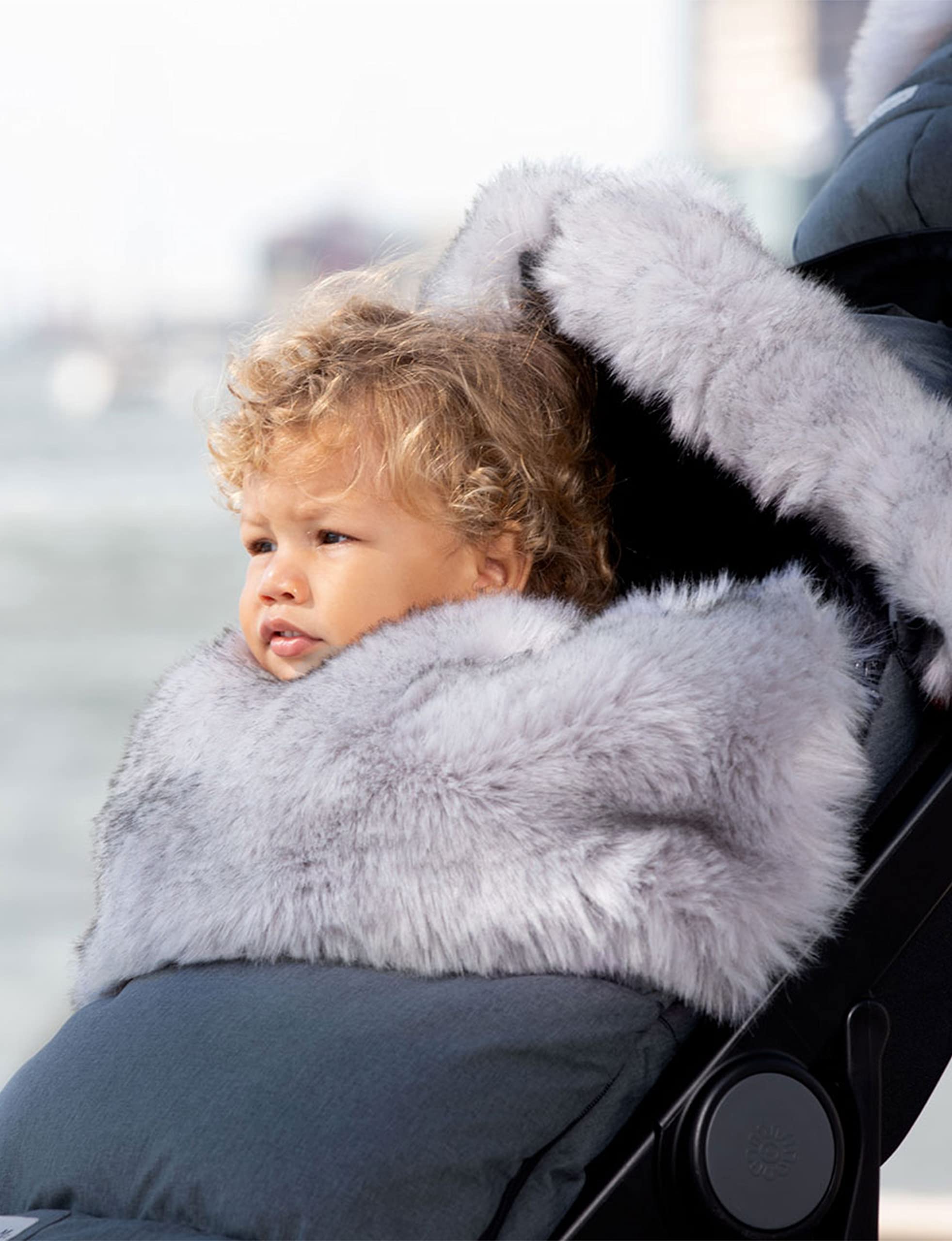 7AM Enfant Universal Stroller Footmuff - Water Repellent Winter Bunting Bag for Strollers & Car Seats, Soft Micro-Fleece & Plush Lined Stroller Footmuff for Baby Boy & Girl | TundraPOD