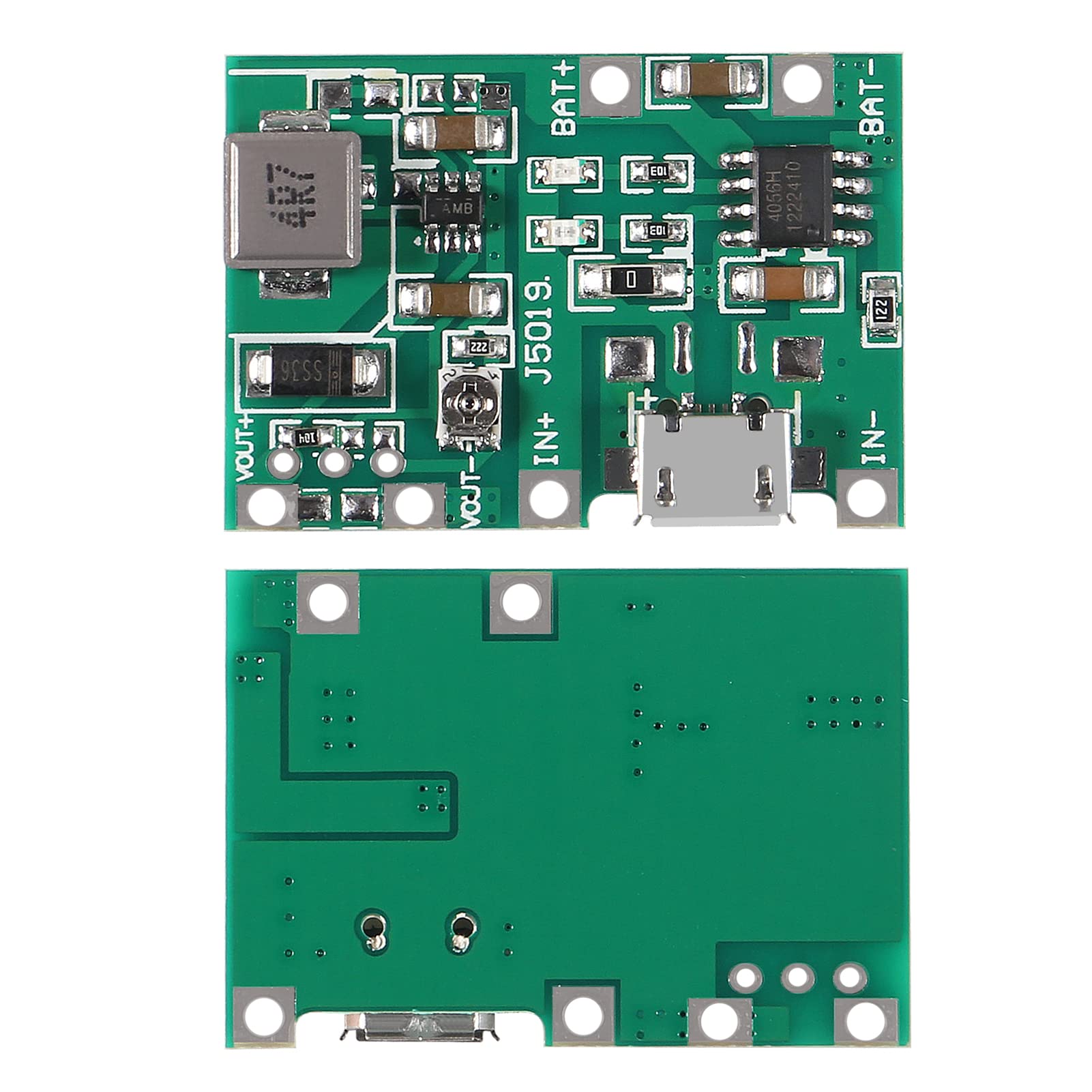 10Pcs TP4056 3.7V 4.2V 9V 5V 2A Adjustable DC-DC Step Up Boost Module 18650 Lithium Li-ion Battery Charger Discharge Power Board DIY Kit Parts
