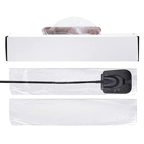 Annhua 500 PCS Dental Protective Cover Disposable for Digital Sensor, Dental Imaging & Sensor Guide Sleeves Films Implant Protective Covers - Plastic Optic & Transparent Sheet