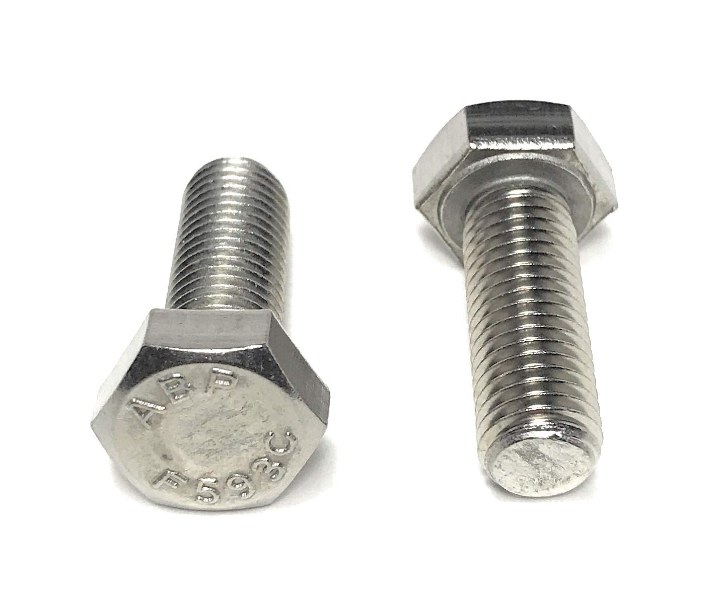 5/16-24x7/8 Stainless Steel Hex Cap Screws FT Hex Bolts 18-8 (UNF) FINE Thread (20 Pieces)