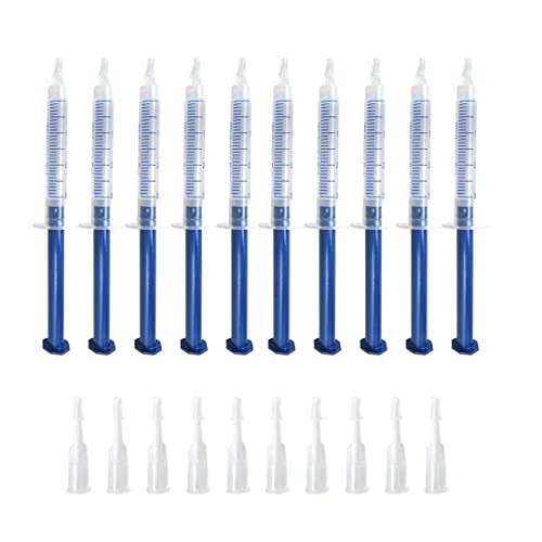 10Pcs White Gel, 44% Teeth Whitening Kit, 44% CP Teeth Whitening Gel, White Dental System at Home Teeth Whitening Kit