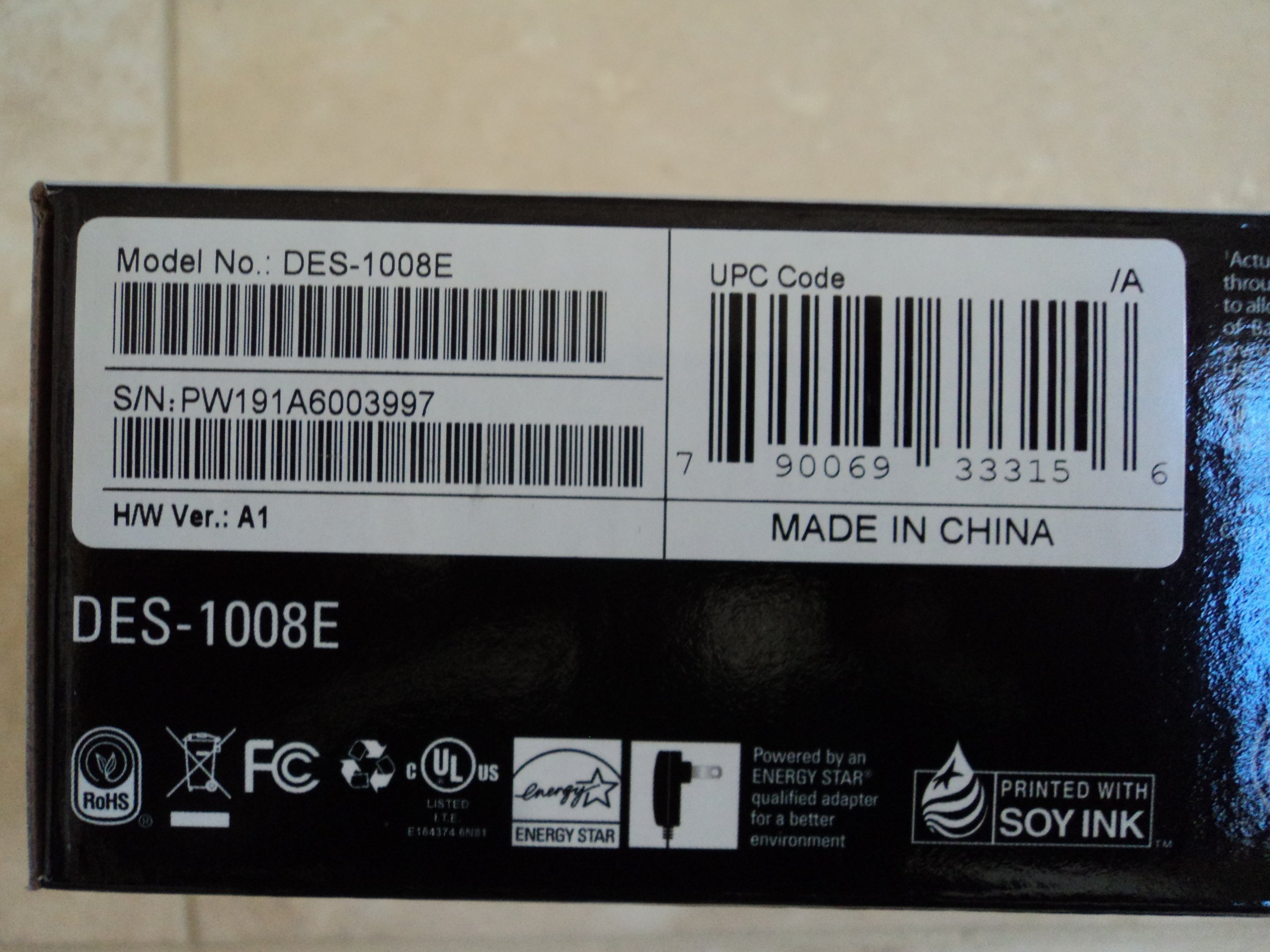 8-Port 10/100 Unmanaged Switch