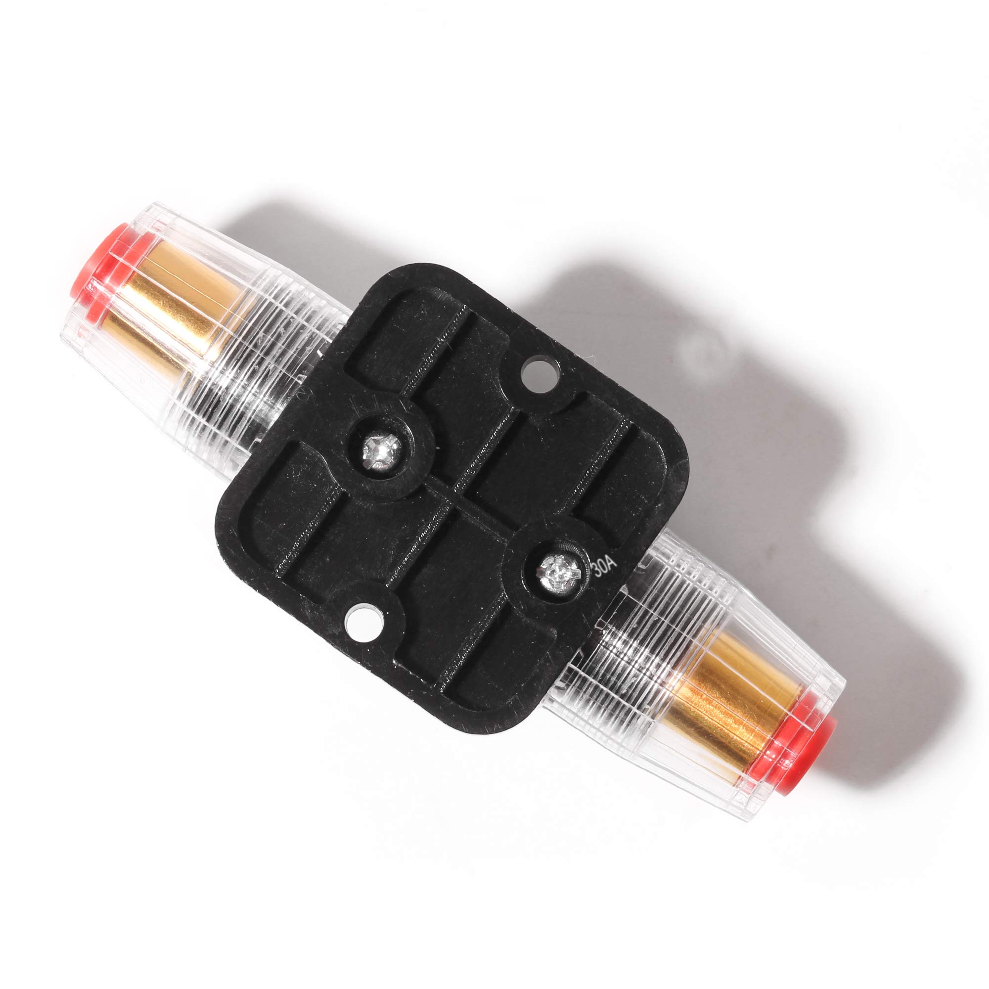 Beneges 2 Pcs Car Audio Inline 60A Amps Circuit Breaker, 12-24V DC Overload Protection Fuse with Manual Reset, for Car Audio Marine Boat Stereo Switch Inverter Replace Fuses