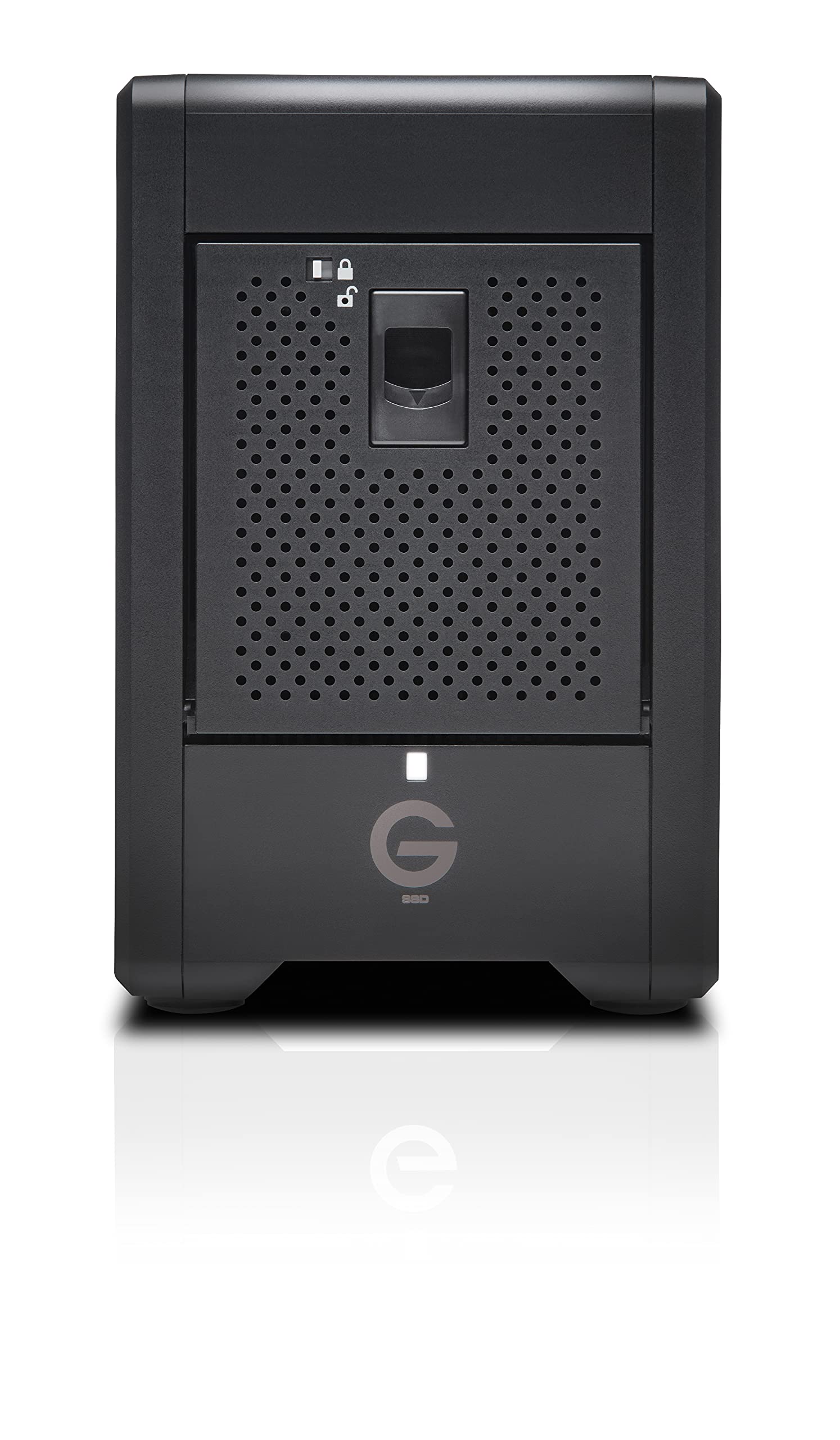 SanDisk Professional 16TB G-RAID Shuttle SSD - Transportable, 8-Bay External Solid State Drive; Thunderbolt 3 and USB-C; Hardware RAID; up to 2800MB/s Read - SDPS24H-016T-NBAAB