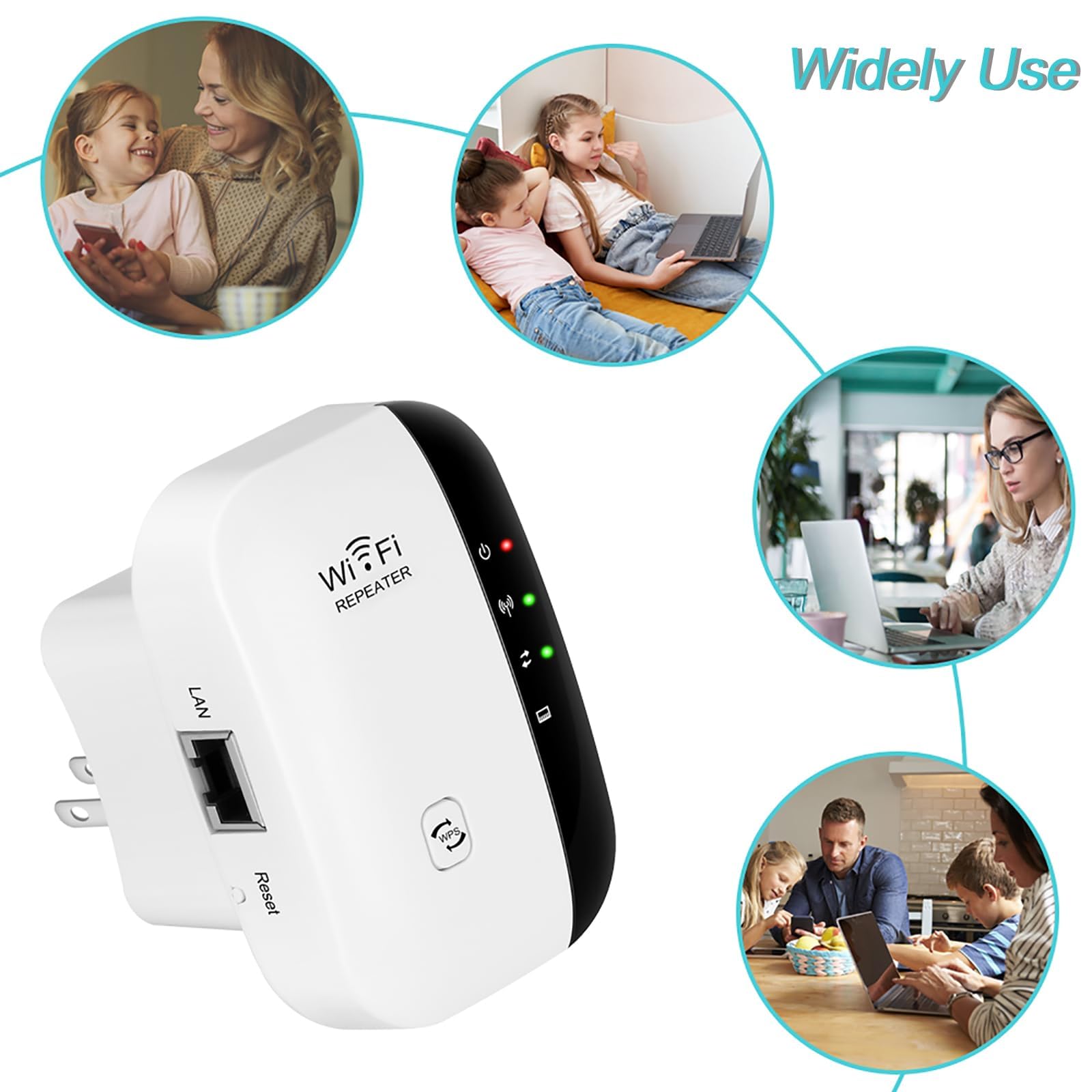 1200Mbps USB WiFi Adapter, SKYBESS 5G/2.4G Dual Band Wireless Network Adapter for Desktop PC Laptop, USB 3.0 WiFi Dongle with 5dBi High Gain Antenna, Supports Win 11/10/8.1/8/7/XP, Mac OS 10.9-10.15