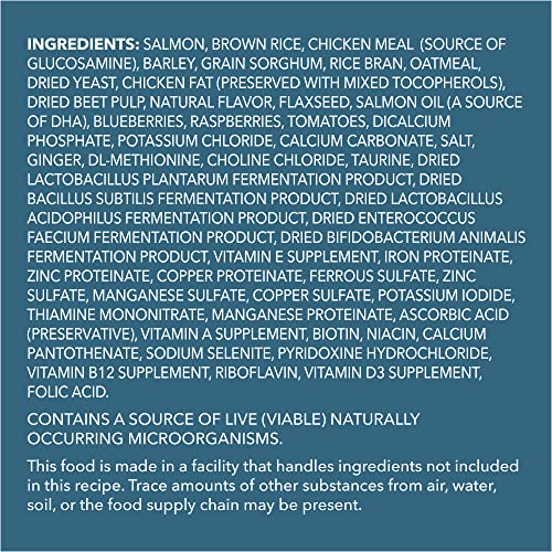 Amazon Brand – Wag Dry Dog Food, Salmon and Brown Rice, 30 lb Bag (Packaging May Vary)