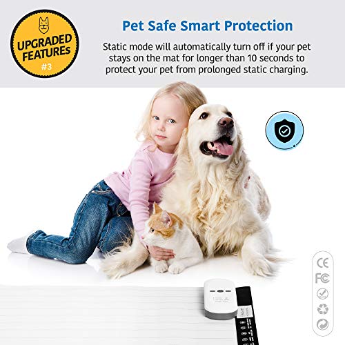 SVD.PET Pet Training Mat, 30" X 16", Pet Shock Pad, Dogs & Cats Electronic Repellent scat mat for Indoor, 3 Training Modes, 5 Adjustable Levels, Pet Safe Auto Power Off