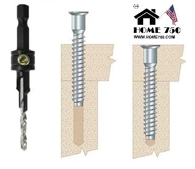7 mm x 50 mm Highpoint Confirmat Screws, Pozi-Flat Head, Zinc Finish (50)