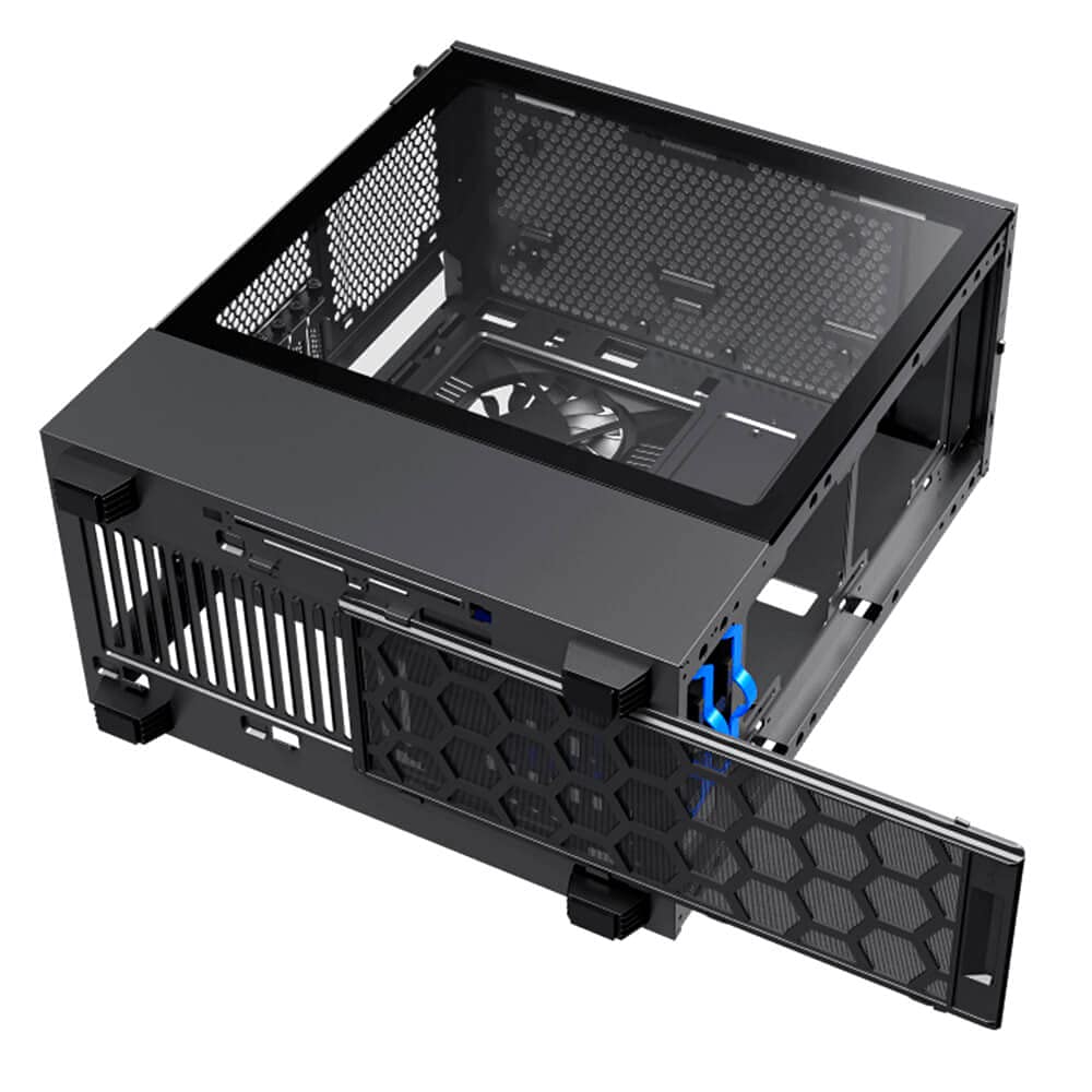 GAMEMAX Contac COC BR Black / Red Steel / Tempered Glass ATX Mid Tower Computer Case