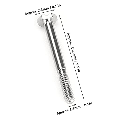 Flat Head Screw, Slot Screw Alloy for Computer Repair Shop for Amateurs