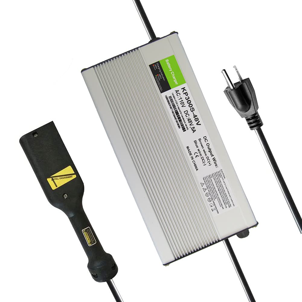 aunstarwei 48V 5A Golf Cart Battery Charger Powerwise for EzGo Ez Go Ez-Go TXT Medalist D Style