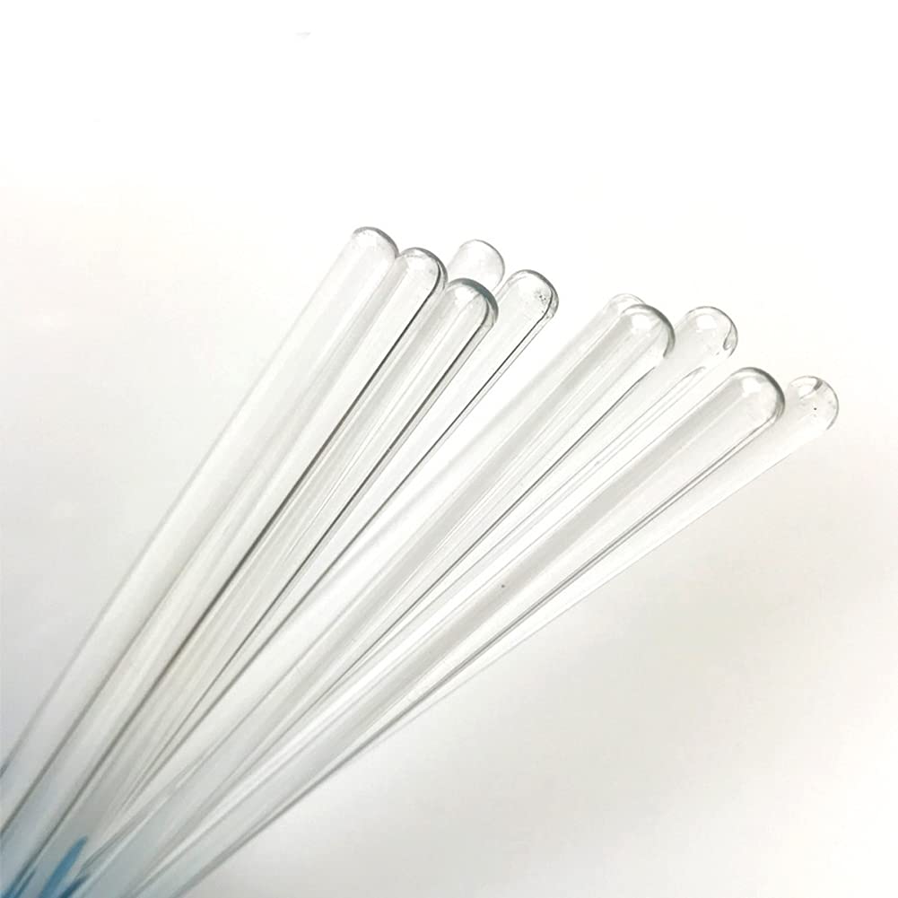 6pcs 20cm/7.9inch Glass Stirring Rod Stir Stick Heat Resistant Stirring Tool for Laboratory or Home Use