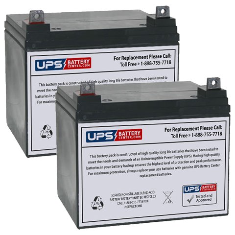 12V 35Ah SLA Replacement Battery Set for Viper Fang 15B / SSS Panther 15 Micro Floor Scrubber