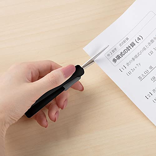 SUN-STAR Stationery STICKYLE Scissors (Compact) Slarino Black S3720004