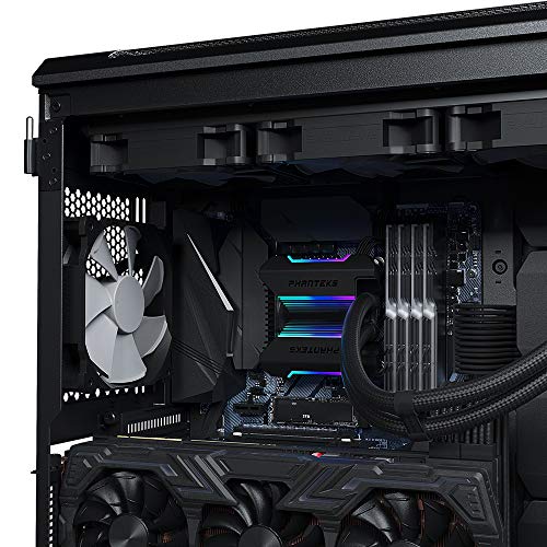 Phanteks (P-GO360MP_DBK01) Glacier One 360MP D-RGB AIO Liquid CPU Cooler, Infinity Mirror Pump Cap Design, 3x Silent 120mm MP PWM Fans, Black