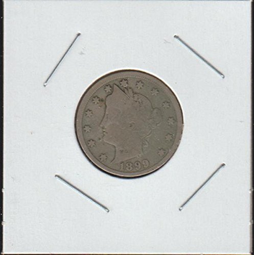 1899 Liberty Head or"V" (1883-1913) Nickel Good
