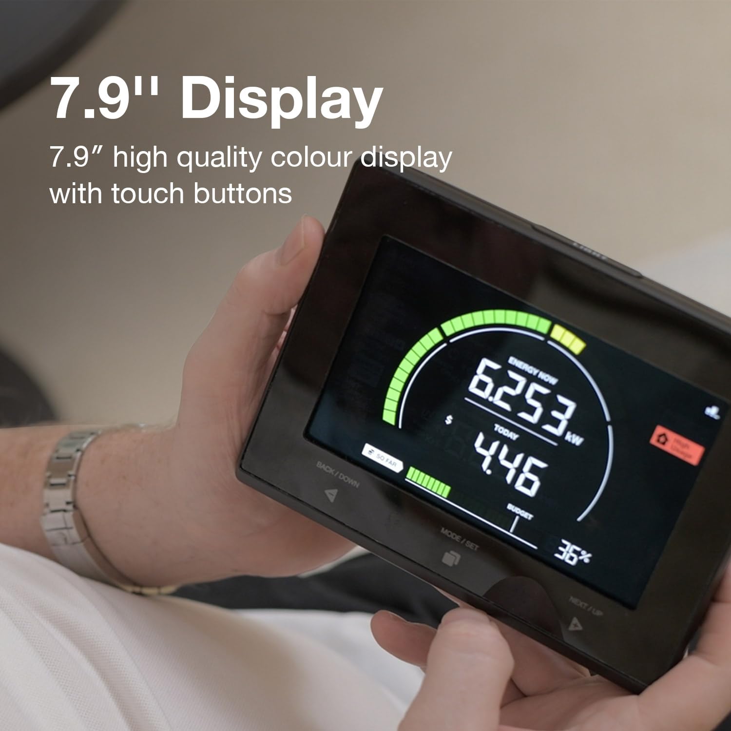 efergy E-Max Display Kit - 3 Phase No Wi-Fi Required. Easy Install. Download Data from Monitor
