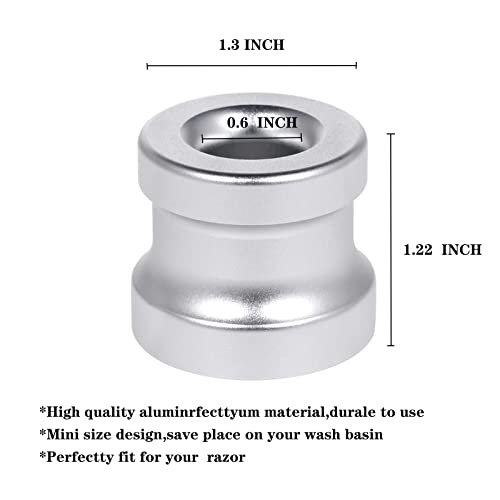 Hushnow Men's Shaving Razor Stand Holder,Stability Safety Razor Base Stand
