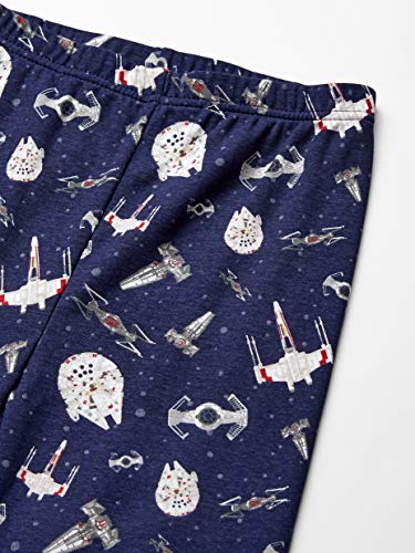 Amazon Essentials Disney | Marvel | Star Wars Boys' Pajama Set (Previously Spotted Zebra), Pack of 2, Star Wars, 8