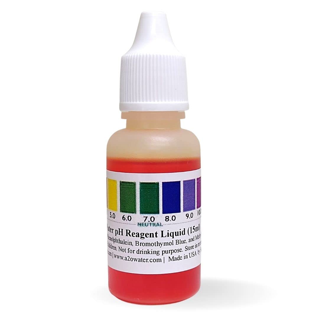 A2O Water - Made in USA, PH Tester (WHT/100-125 Tests)
