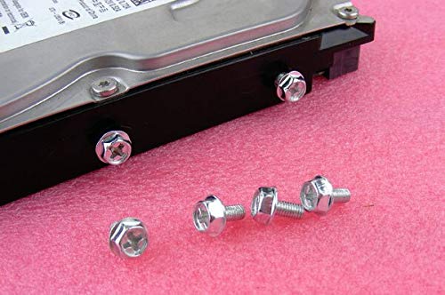 Printer Parts 100pcs/lot Screw for 3.5" HDD M3x6mm Cross Screws for Desktop Case HDDouter Hexagon Inner Cross galvanize White
