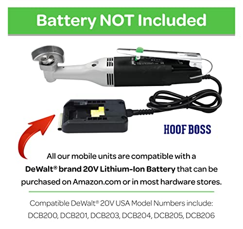 Basic Horse Hoof Trimmer Set - Battery Powered β Requires 20 Volt Battery Not Included