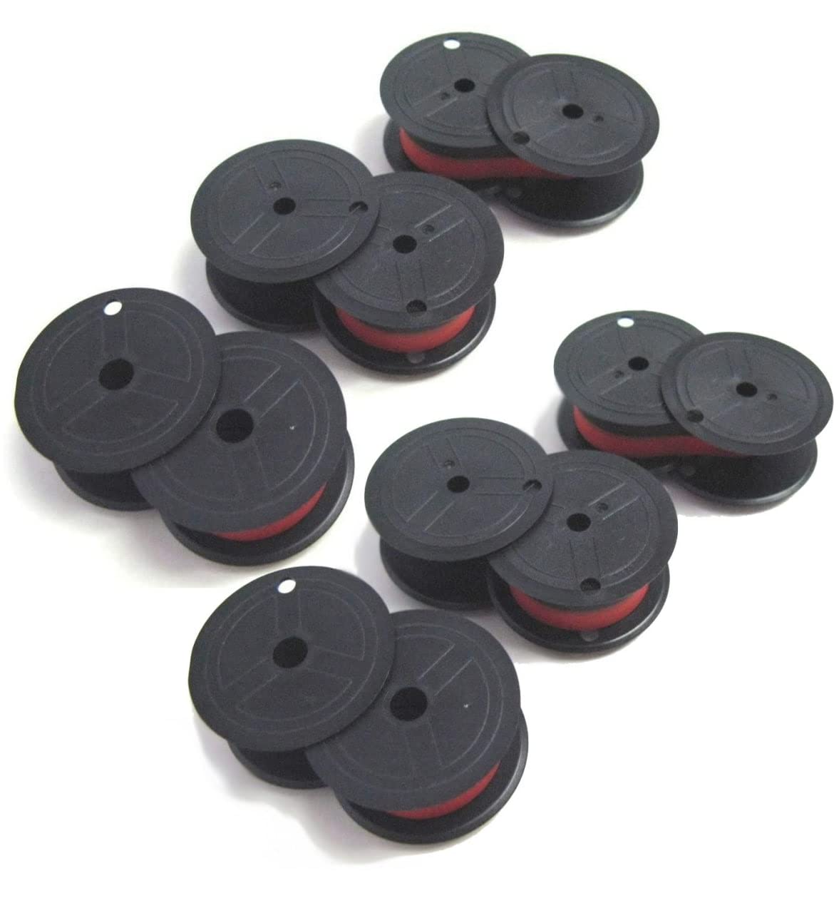 6 Calculator Ribbons Replacement for Canon MP11DX Canon MP-11DX Black Red - Adding Machine Ribbon Canon mp 11dx Ink canonmp11dx - Calculator Ribbon Universal