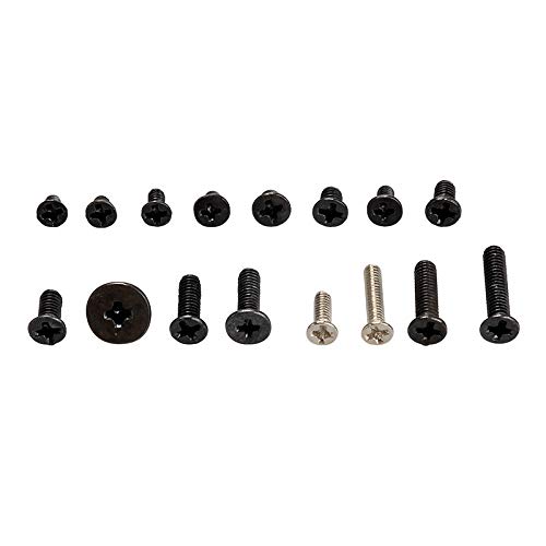 ZHIMING 320Pcs Laptop Computer Notebook Screws Kit Assemble Fastening Flat Head Black Repair Tool Use for IBM Dell Lenovo Samsung