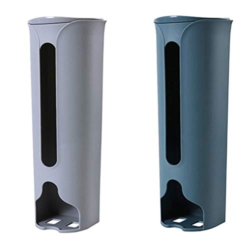 Hemoton 2pcs Grocery Bag Storage Holder Large Capacity Bag Dispenser Will Neatly Store Plastic Shopping Bags and Keep Them Handy for Reuse