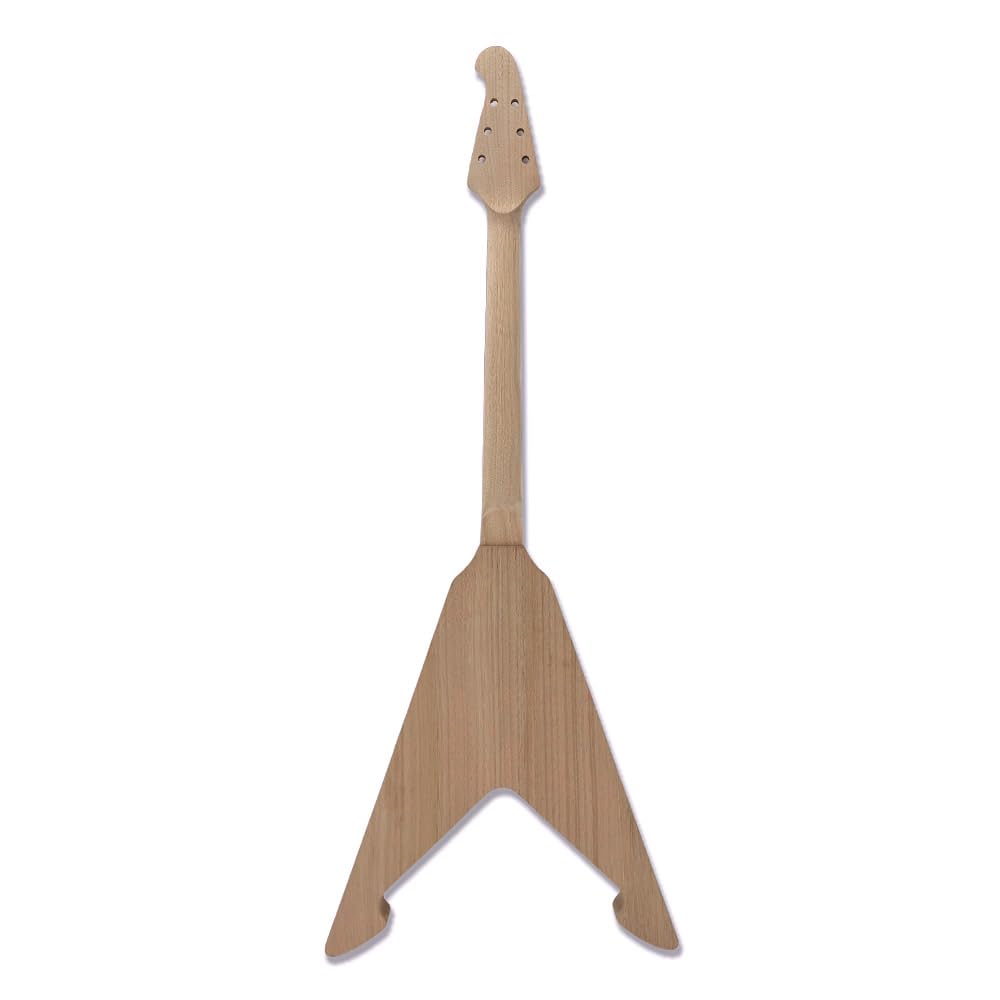 1set guitar Kit 22 Guitar Neck Guitar Body Mahogany Rosewood fine shape (Square inlay)