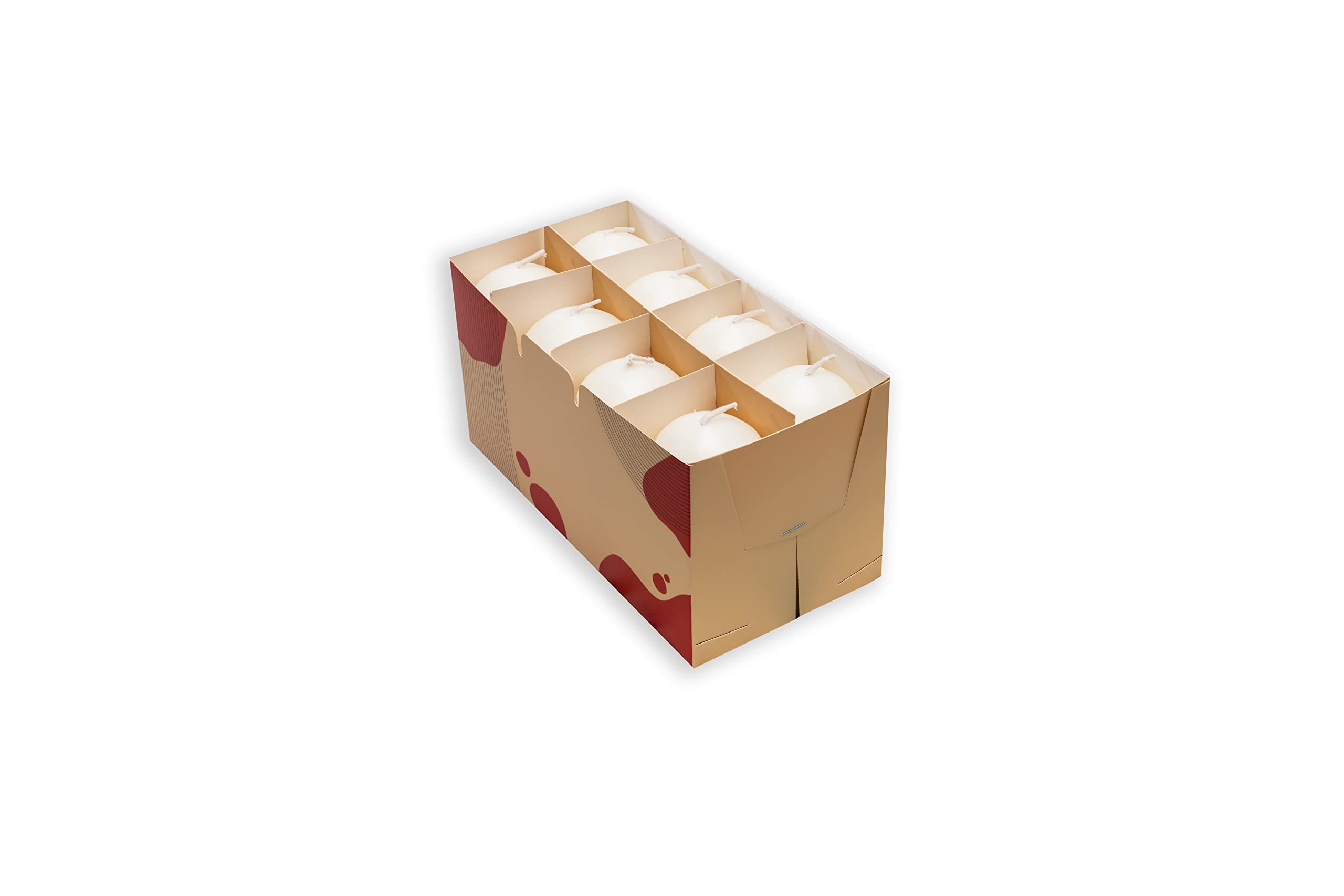 24 Pcs Floating Candles - 5 Hours Burning, Unscented Flameless Dripless Floating Candles | Centerpieces for Weddings, Special Occasions and Home Decorations 1.7 Inch (White 24 Pcs)