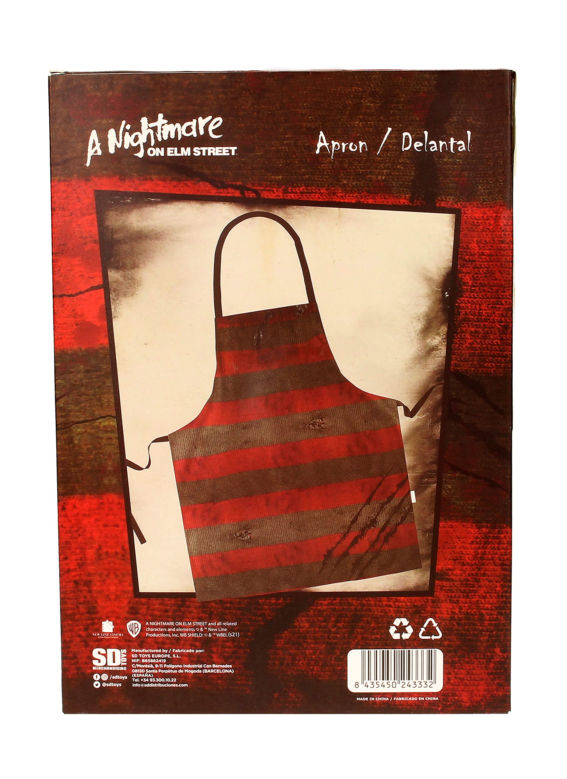 A Nightmare ON ELM Street - Tablier - Freddy