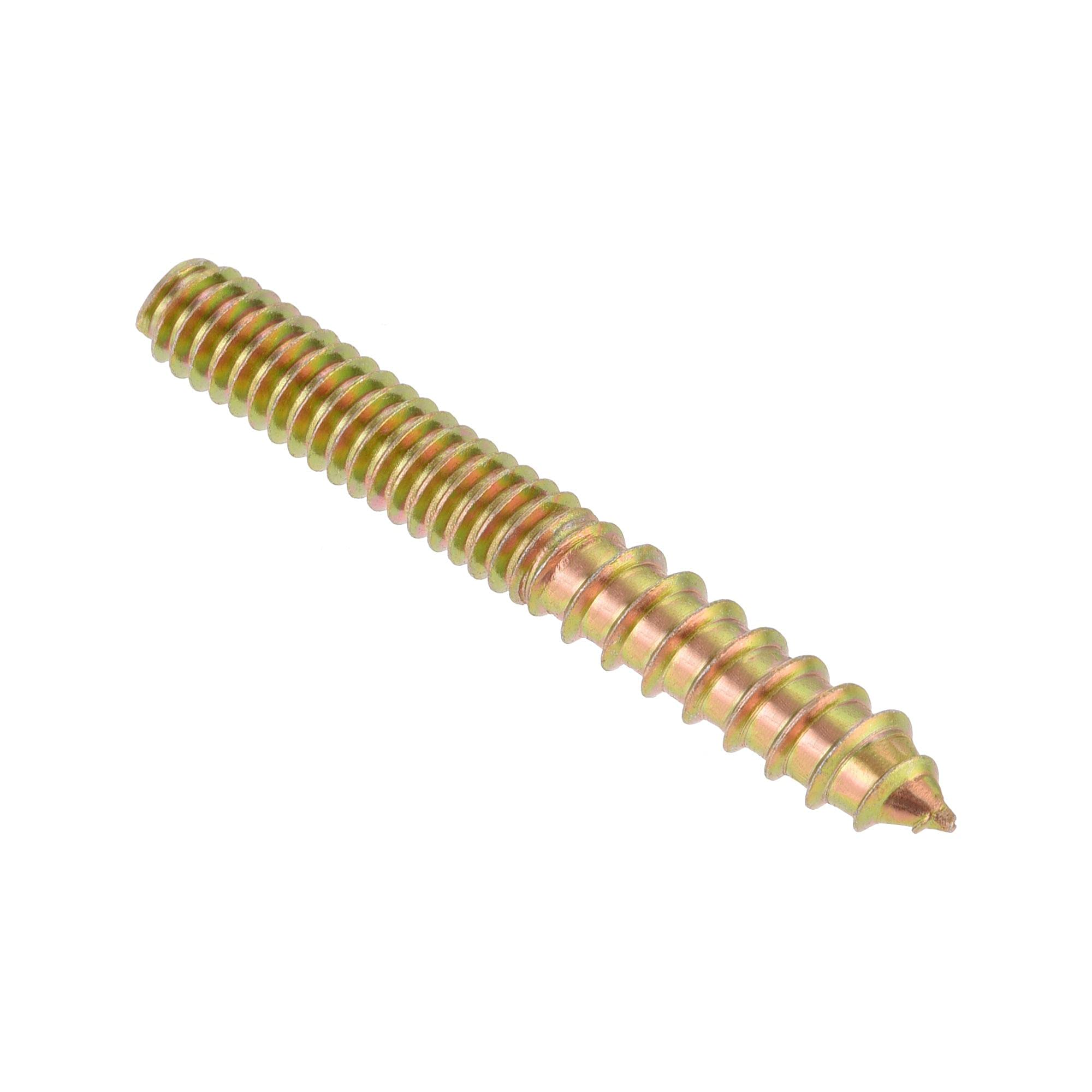 uxcell 1/4-20x2 Hanger Bolts Double Head Dowel Screw for Wood Furniture 20pcs