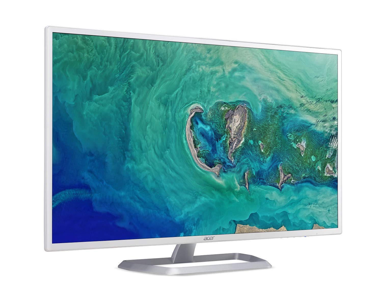 Acer EZ321Q wi 31.5" Full HD (1920 x 1080) IPS Monitor (HDMI & VGA Port), White Wired Headset with Flexible Omnidirectional Mic, Adjustable Headband