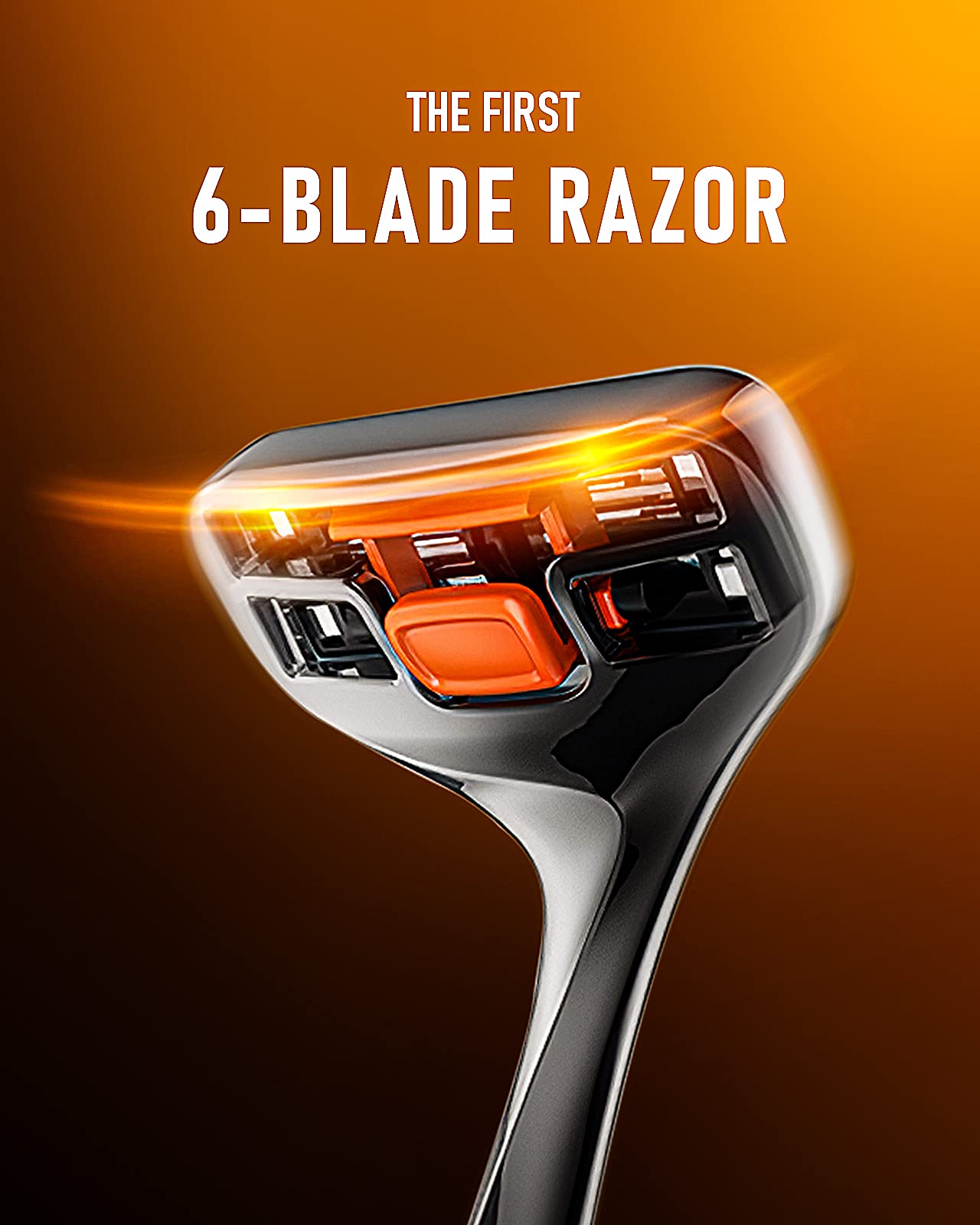 SUPRENT Razor Blades, Manual Razor Refills, 2x3 Matrix Arrangement with Patent Certification - 4 Blade Refills