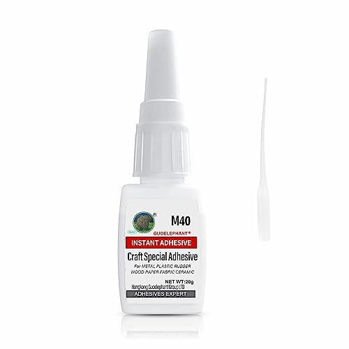 20g Craft Glue, Glue for Model, Instantly Strong Adhesive for bonding DIY Craft, Model, Lego, Scrapbooking, Card Making, Photo, Toy, Decor, Crystal, Metal, Plastic, Rubber, Wood