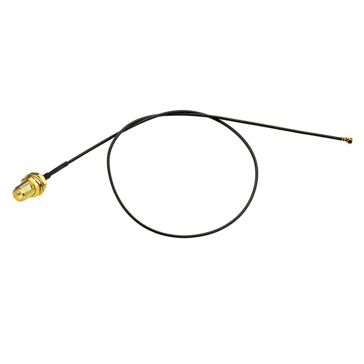 BINGFU U.FL IPX IPEX MHF4 to RP-SMA Female Bulkhead Mount WiFi Antenna Cable 30cm 12 inch 2-Pack for Intel AX200NGW 8265AC 8265NGW 7265AC 9560AC M.2 NGFF Interface Wireless Network Card WiFi Adapter