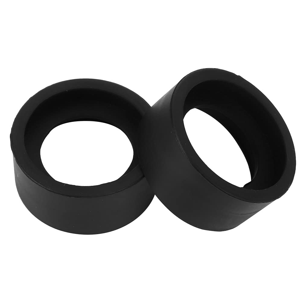 2PCS Eyepiece Eyeshields Eyepiece Cover Soft Rubber Eyepiece Guard Stereo Microscope Accessory for 32-36mm Stereo Microscope(Flat Angle)