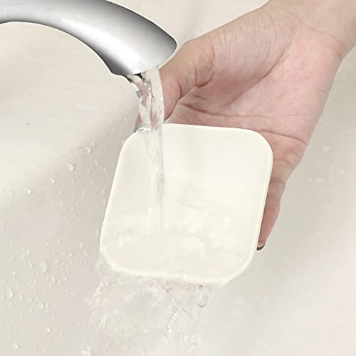 SZUAH 3 oz Ceramic Dip Bowls Set, 8 Pack White Porcelain Mini Dipping Sauce Bowls Condiments Server Dishes- Perfect for Tomato Sauce, Soy, Vinegar, BBQ and Other Party Dinner