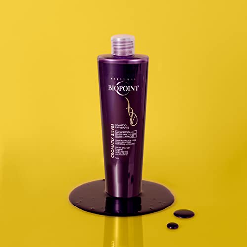 BIOPOINT Cromatix Reviving Silver Shampoo, Purple Shampoo for Blonde Hair, Blue No Yellow Toner for Bleached and Grey Hair - Shampoo Antigiallo per Capelli Biondi