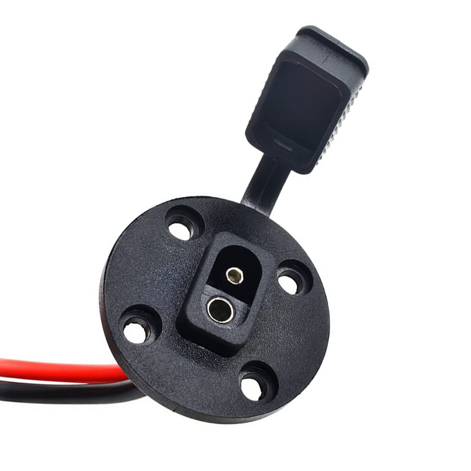 10AWG 11.8 inch SAE Power Outlet sidewall Port Cable + Solar Generator + with 8 Screws; SAE Quick Connect Solar Panel Connector Suitable for Solar Generator Motorcycle Generator etc