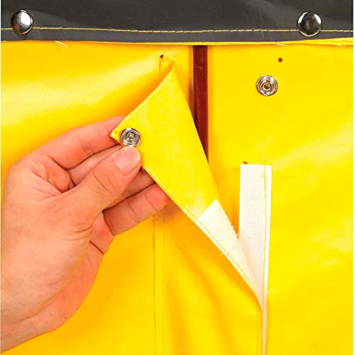 24 Bushel Yellow Vinyl Basket Bulk Truck, 53-1/4"L x 36-1/4"W x 30-1/2"H