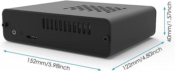 GeeekPi DeskPi Nano Case(Only Support Jetson Nano B01 Version),Jetson Nano Case with Fan for NVIDIA Jetson Nano Developer Kit Small AI Powerful Computer