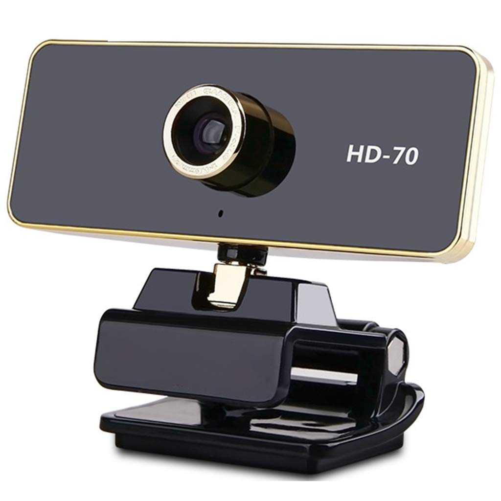 1080P Webcam with Microphone, PC Laptop Desktop USB Full Web Camera for Video Calling, Studying, Conference, Recording, Gaming with Rotatable Clip,White,1080P